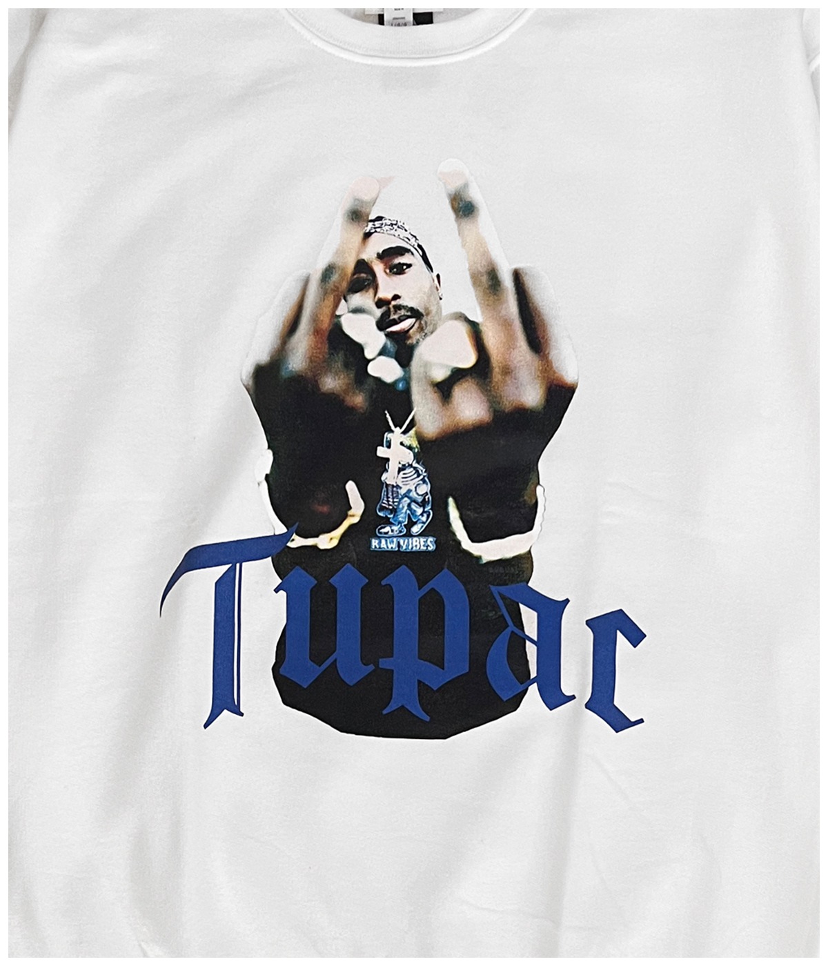 2PAC / CREW NECK SWEAT SHIRT【WHITE】｜WACKO MARIA｜MELTING POT（正規取扱店・通販）