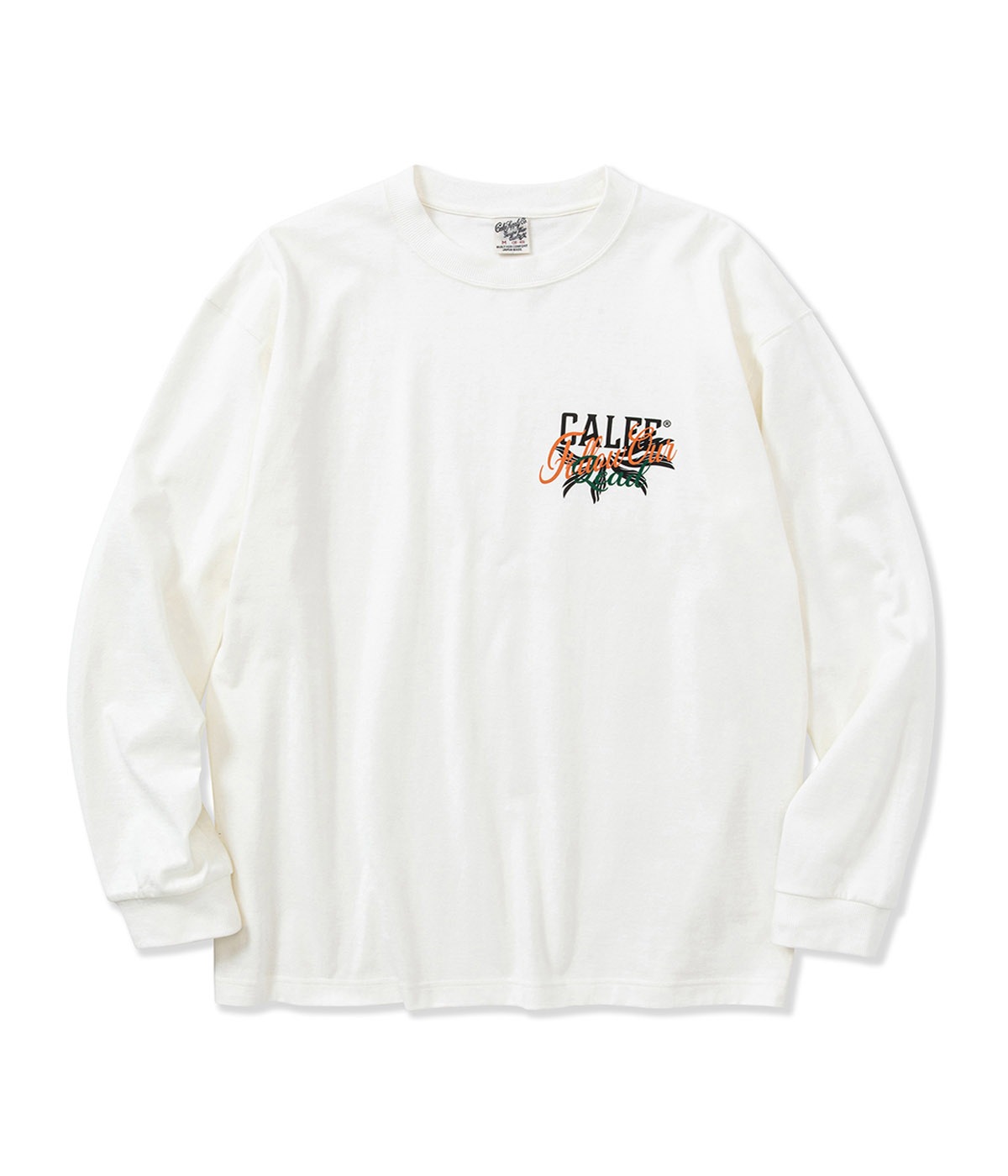 DROP SHOLDER CALEE FOL LOGO L/S T-SHIRT【BLACK】｜CALEE｜MELTING POT（正規取扱店・通販）