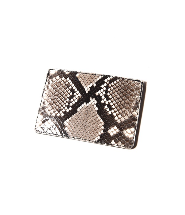 PYTHON LEATHER CARD CASE｜CALEE｜MELTING POT（正規取扱店・通販）