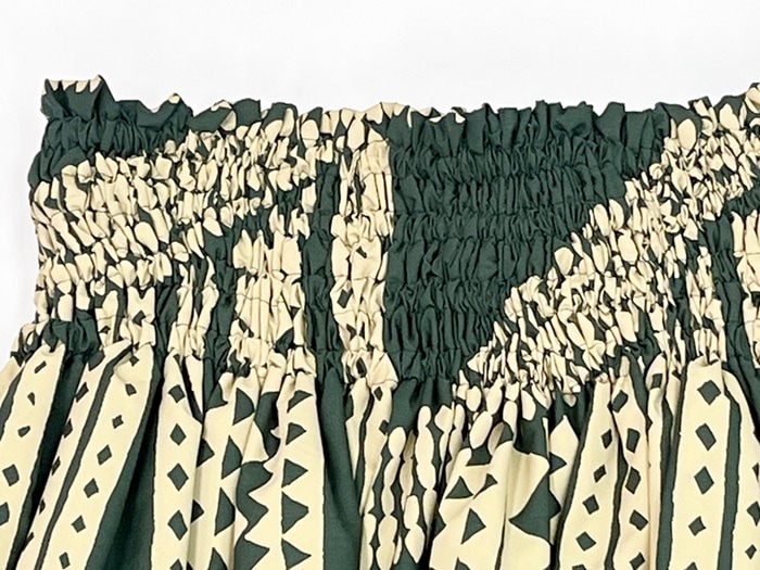 オリジナルパウスカート3.6mパウスカート72cm丈 Allen Akinaデザイン (ベージュ/モスグリーン) | パウスカート ...