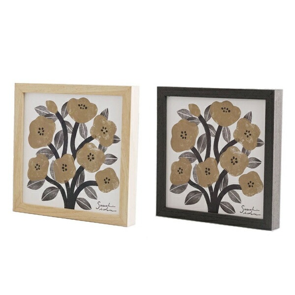 アートフレーム M イオクサツキ フラワー Flower 花 ナチュラル ブラック アクシス AXCIS 木製 ウッド 写真立て 写真たて しゃしんたて フォトフレーム ナチュラル 雑貨 ...