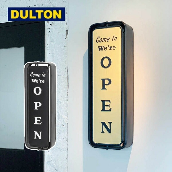 ウォール マウント スピナー サイン オープン クローズド スチール サイン スタンド ディスプレイ アンティー風 OPEN-CLOSED SIGN STAND 看板/DULTON ダルトン ...
