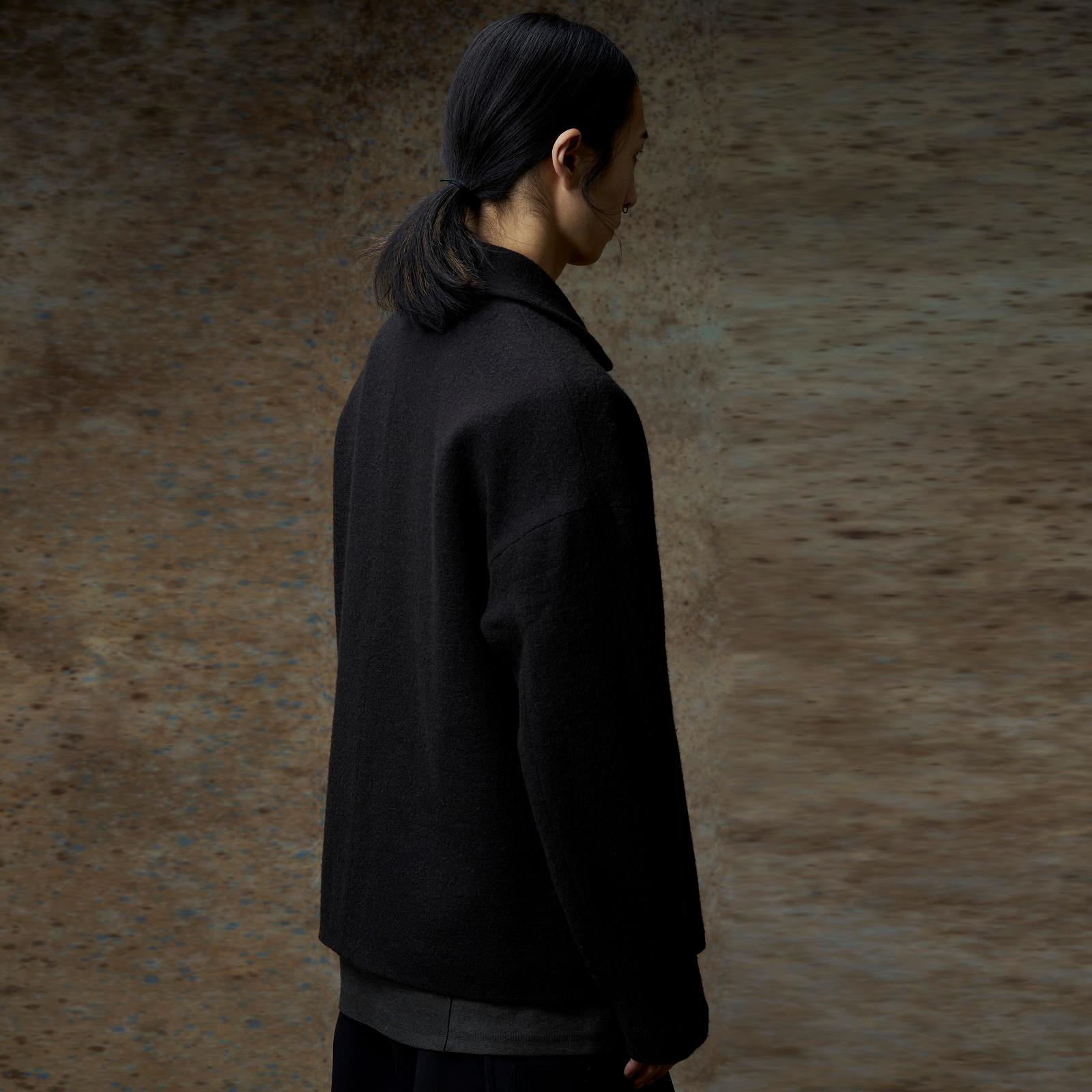 DEVOA（デヴォア）Loose fit jacket camel/ FADE BLACK | DEVOA（デヴォア） | MERCURY Qube / マーキュリー キューブ