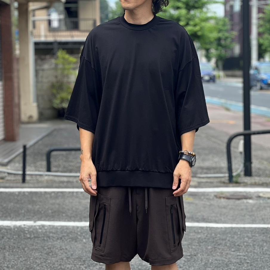 DEVOA（デヴォア）Short sleeve 80/3 cotton jersey/BLACK | DEVOA（デヴォア） | MERCURY Qube / マーキュリー キューブ
