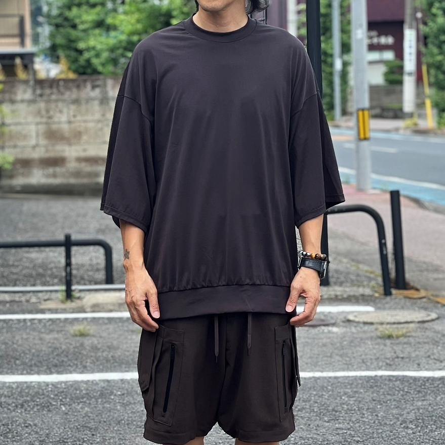 DEVOA（デヴォア）Short sleeve 80/3 cotton jersey/CHARCOAL | DEVOA（デヴォア） | MERCURY Qube / マーキュリー キューブ