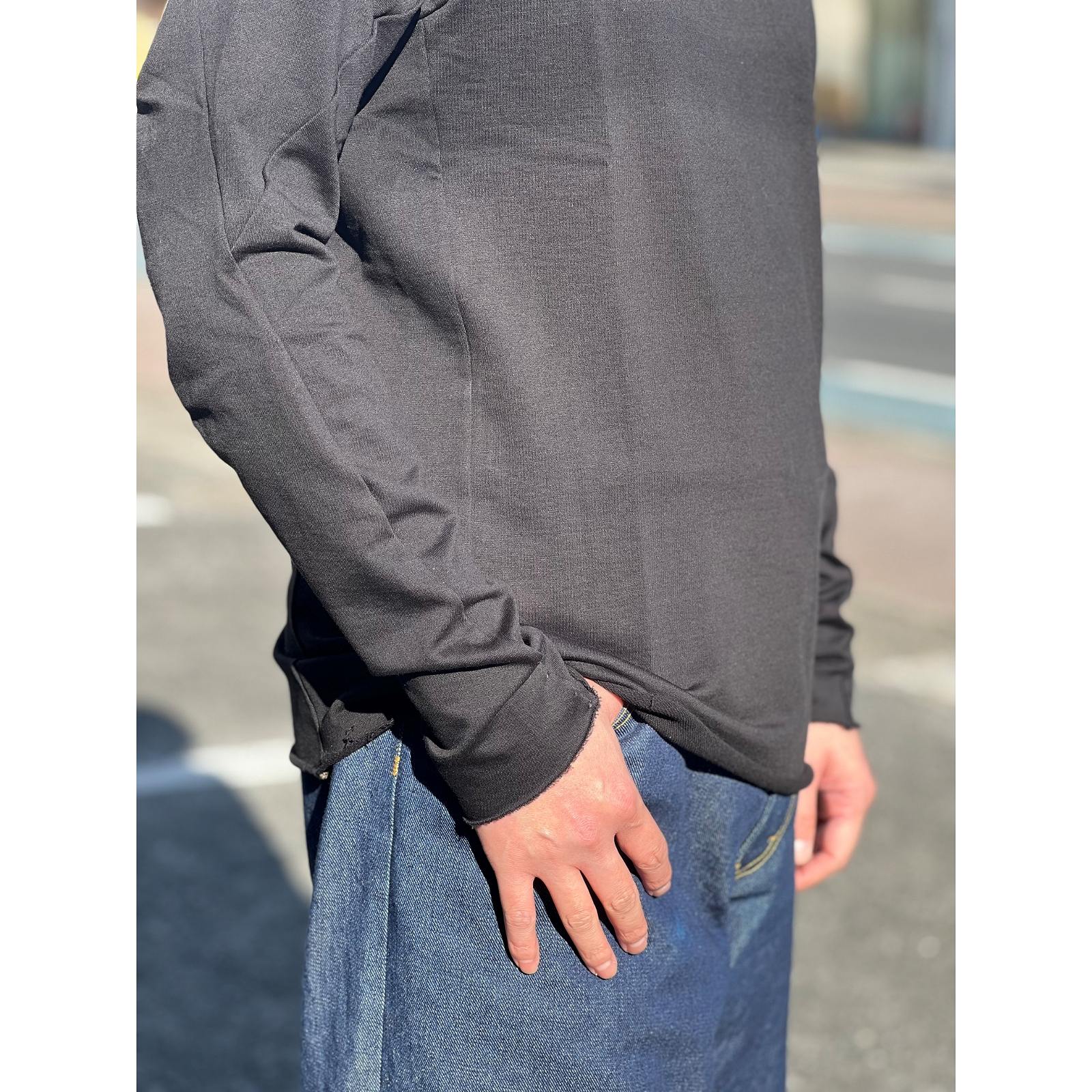 DEVOA（デヴォア） Long sleeve soft jersey /BLACK | DEVOA（デヴォア） | MERCURY Qube / マーキュリー キューブ