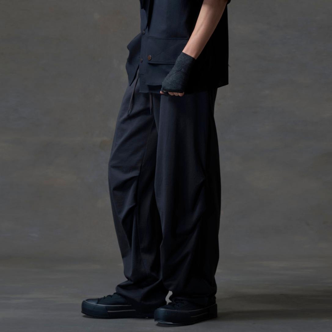 DEVOA（デヴォア） soft jersey Baggy pants /STEEL GRAY | DEVOA（デヴォア） | MERCURY Qube / マーキュリー キューブ