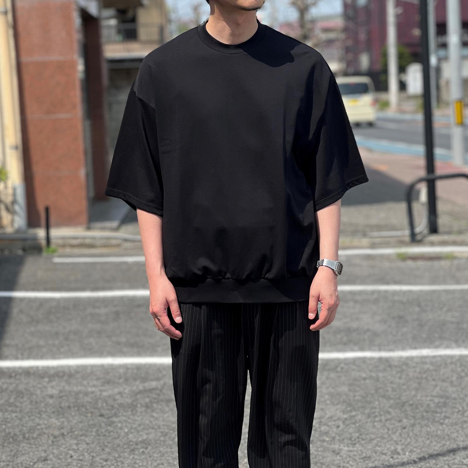 DEVOA（デヴォア）Short sleeve soft jersey loose fit/BLACK | DEVOA（デヴォア） | MERCURY Qube / マーキュリー キューブ