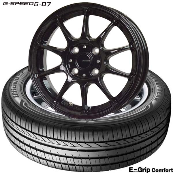 185/60R15 84H｜グッドイヤーEfficientGrip Comfort〈低燃費コンフォートタイヤ〉＆G.speed G-07｜タイヤホイール4本セット | 【タイヤホイールセット ...