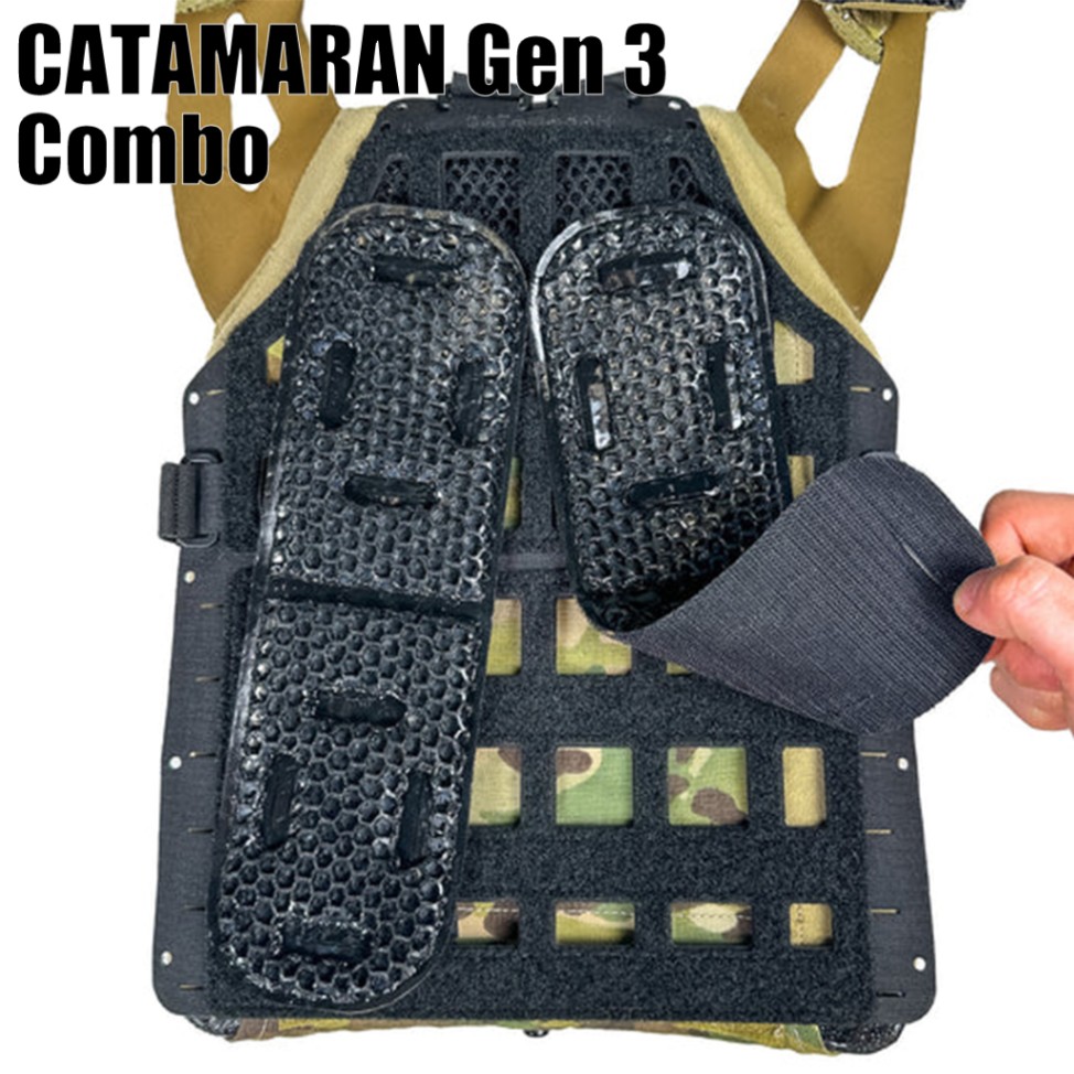 CATAMARAN コンボ ベンチレーション アダプター パネル 米国Qore Performance 米国特殊部隊納品