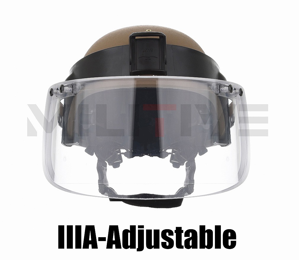防弾バイザー STRIKER BALLISTIC VISOR LEVEL ⅢA / ヘルメットバイザー レベル3A 防弾ヘルメット 米国 HIGHCOM ARMOR 実物 ITAR規制品
