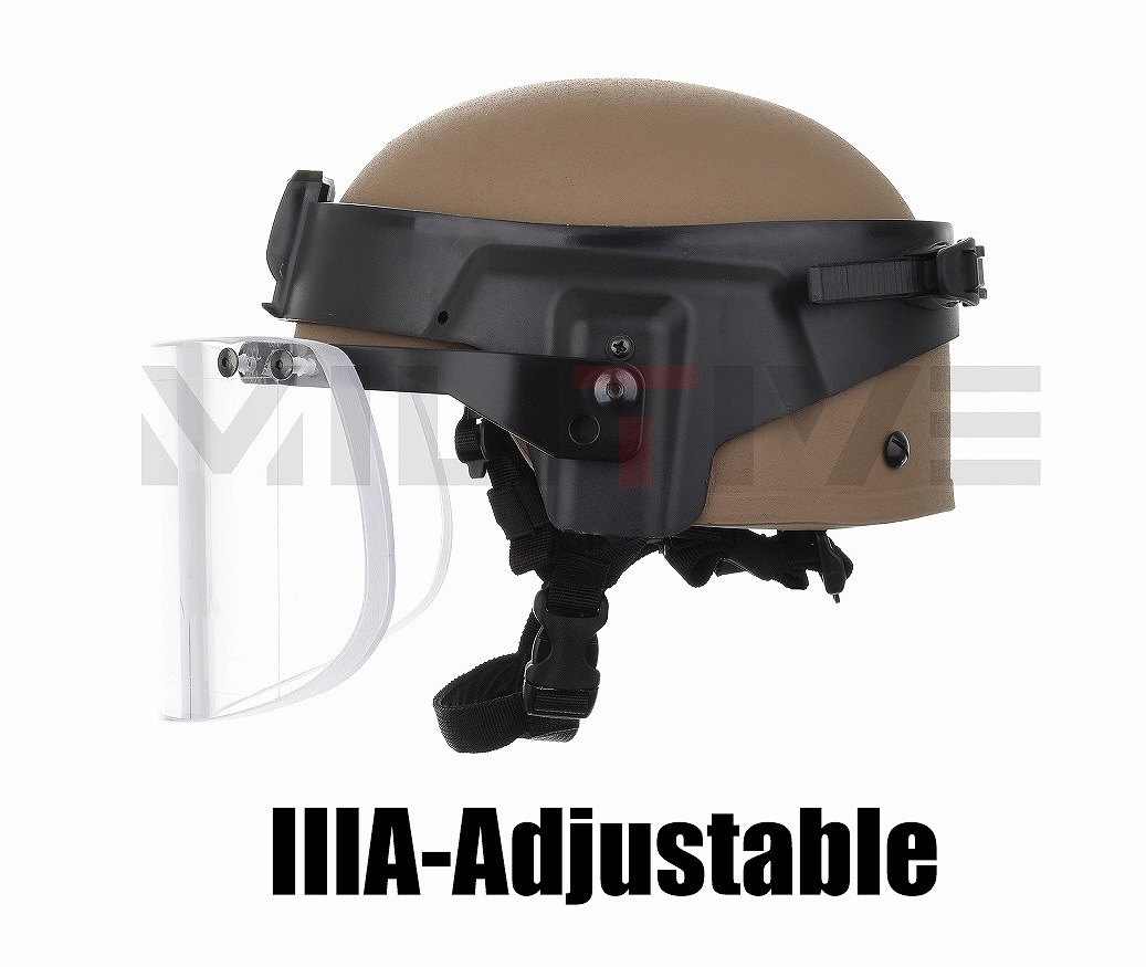 防弾バイザー STRIKER BALLISTIC VISOR LEVEL ⅢA / ヘルメットバイザー レベル3A 防弾ヘルメット 米国 HIGHCOM ARMOR 実物 ITAR規制品