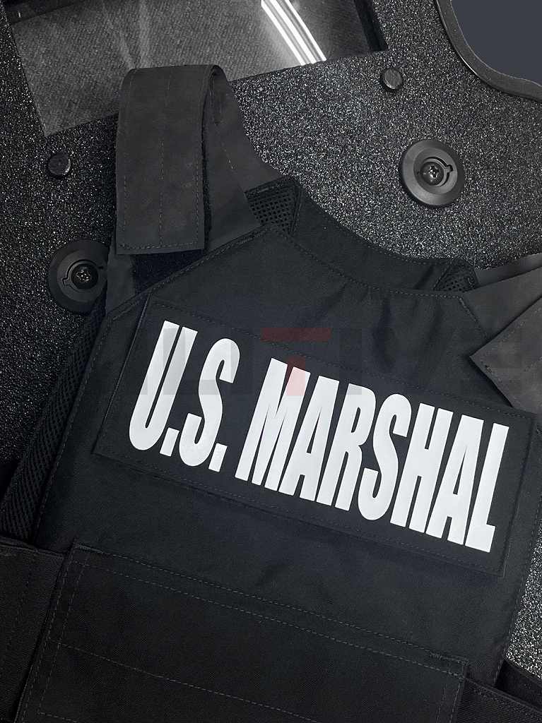 US MARSHAL ID Placard 4"x 10" ワッペン 米国実物 ポリスワッペン 米国法執行機関納品ブランド