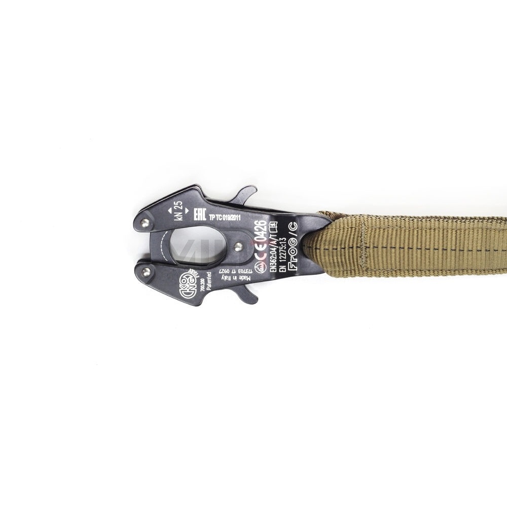 米国製ミリタリー製品 26″Personal Retention Lanyard + Tango Carabiner & Frog Clamp