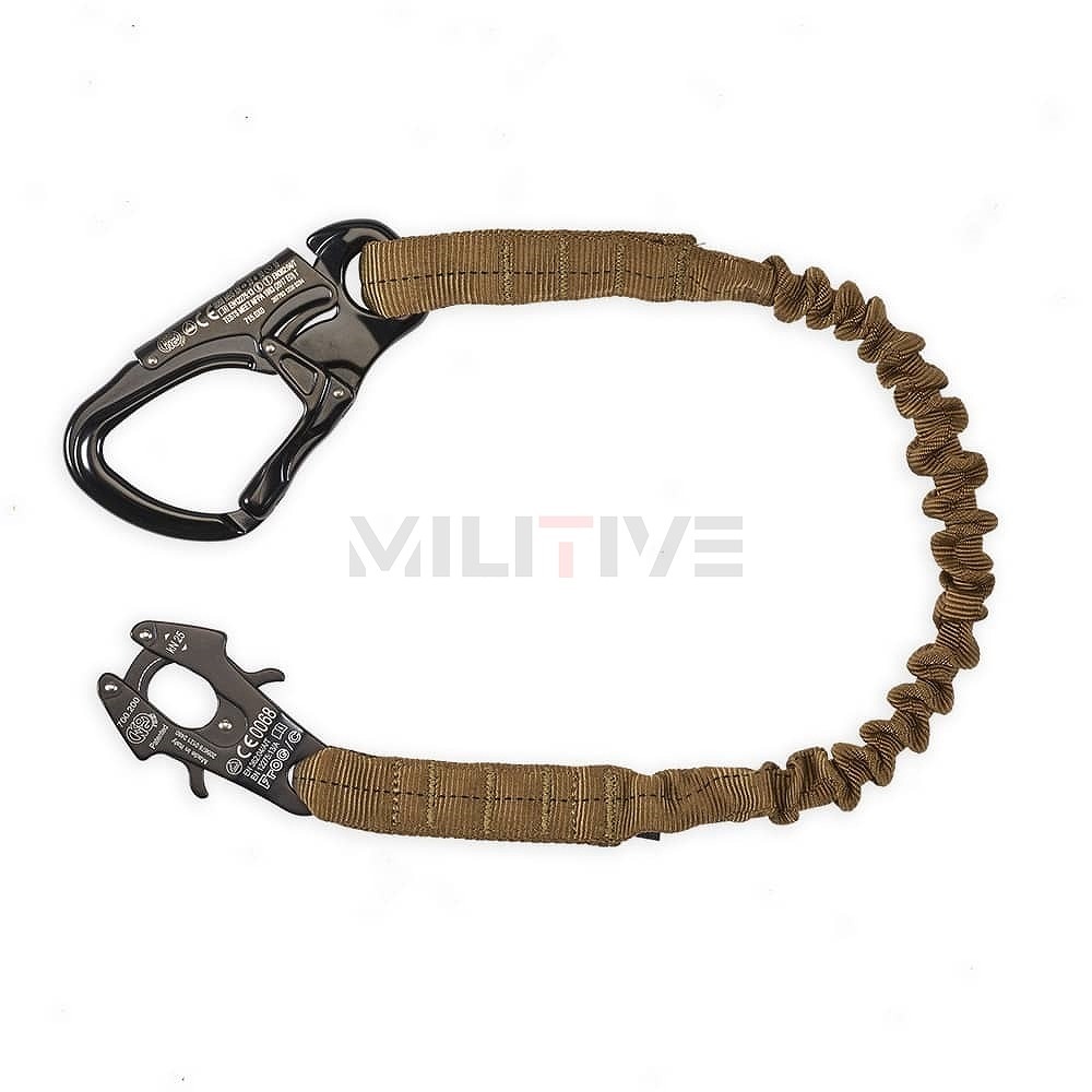 米国製ミリタリー製品 26″Personal Retention Lanyard + Tango Carabiner & Frog Clamp