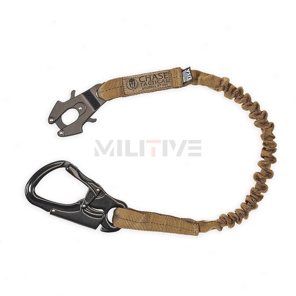 米国製ミリタリー製品 26″Personal Retention Lanyard + Tango Carabiner & Frog Clamp