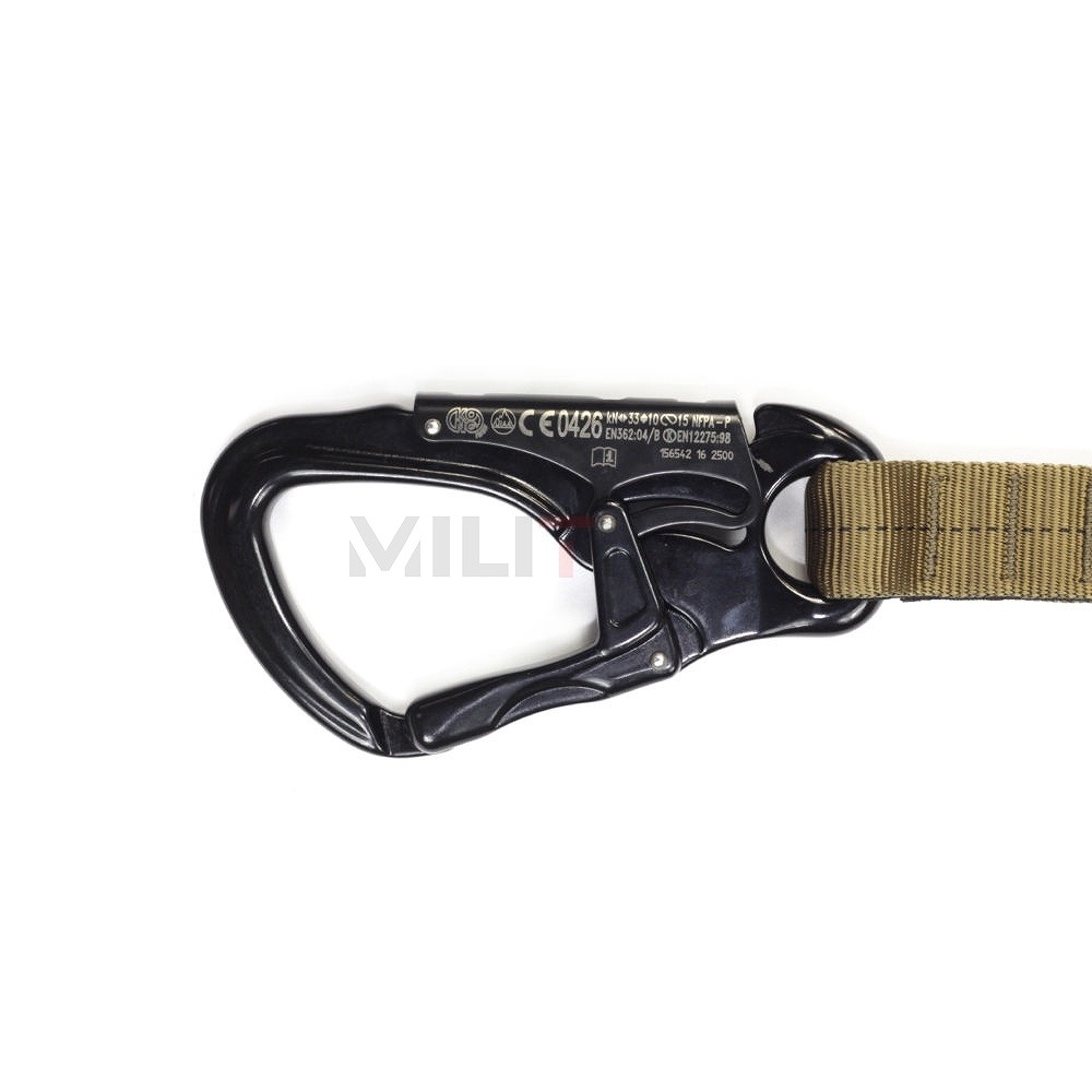 米国製ミリタリー製品 26″Personal Retention Lanyard + Tango Carabiner & Frog Clamp