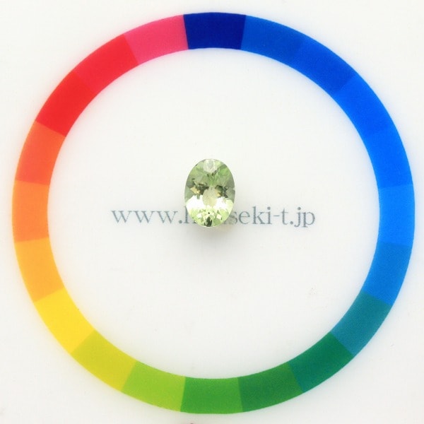 天然バナジウムクリソベリル 1.34ct 【UV蛍光】 日独ソ付