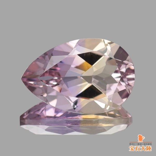 天然アメトリン 2.81ct 【ペアシェイプ】 ボリビア