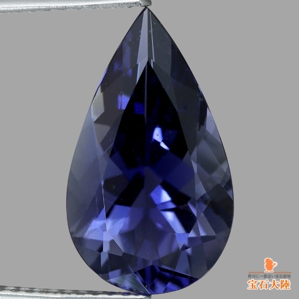 天然アイオライト 5.09ct 【濃厚青菫色】 大粒