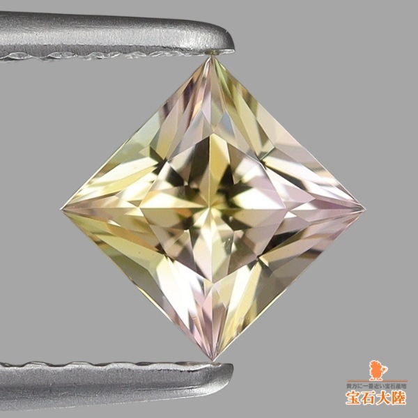 天然トルマリン 0.82ct/2P 【プリンセス】 ナイジェリア