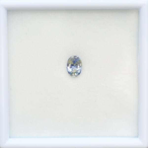 天然バイカラーサファイア 0.93ct 【爽やかマルチブルー】