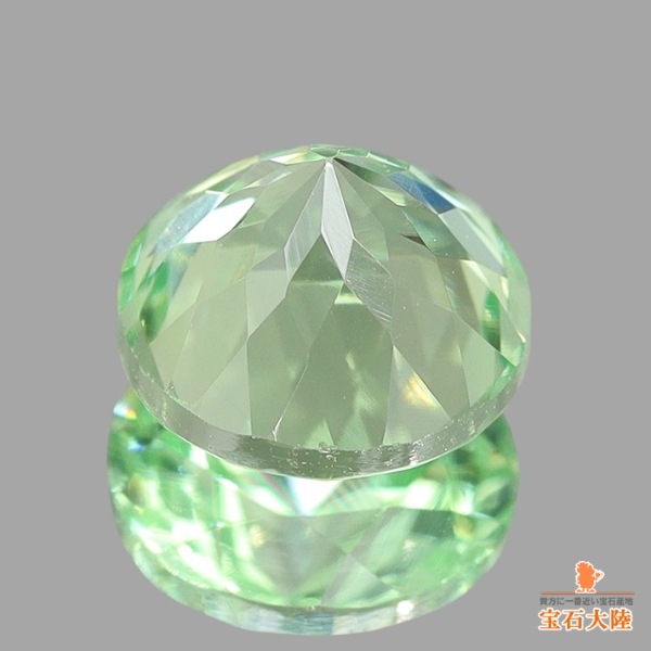 天然ミントガーネット 0.86ct 【メレラニ・UVタイプ】 タンザニア
