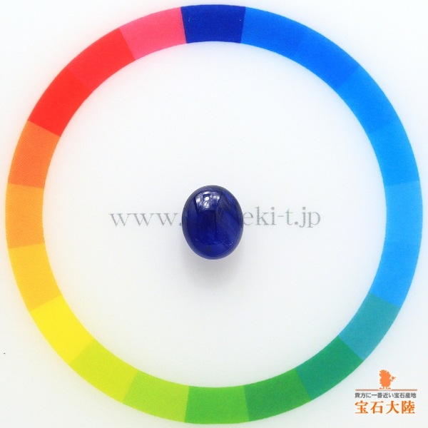 天然サファイア 2.72ct 【美濃色スター】 ミャンマー・モゴック GIA産地鑑別