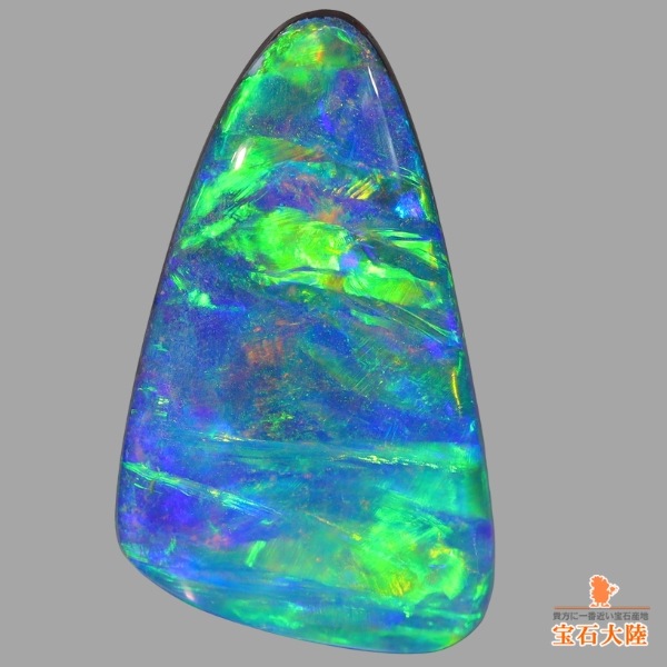天然ボルダーオパール 3.95ct 【ネオン美遊色】 高品質 オパールトン産出