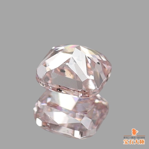 天然ダイヤモンド 0.073ct 【FANCY PINK SI-1】 ソ付