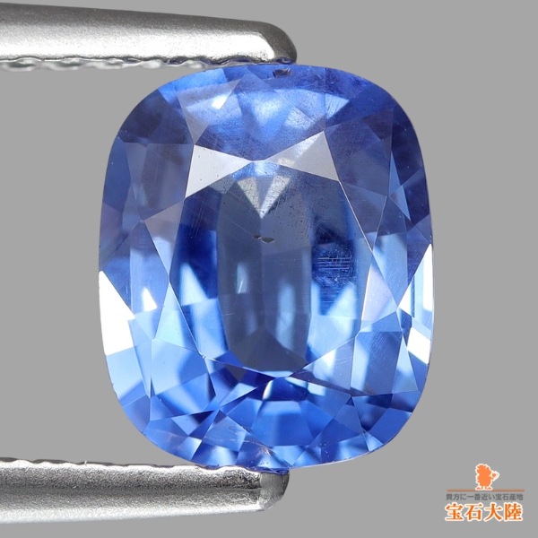 天然ブルーサファイア 1.58ct 【非加熱】 スリランカ 日独非加熱分析 コレマ品
