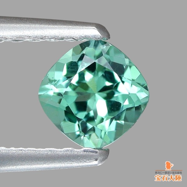 天然トルマリン 0.39ct 【美発色・ブルーグリーン】 ナイジェリア