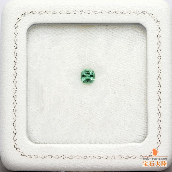 天然トルマリン 0.39ct 【美発色・ブルーグリーン】 ナイジェリア