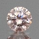 0.105ct天然ピンクダイヤモンド【FANCY ORANGY PINK VS2】中宝研ソ付