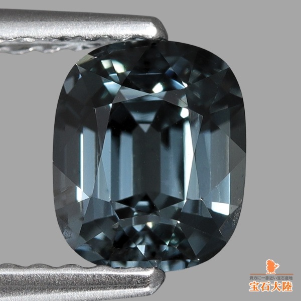 天然スピネル 1.08ct 【プラチナブラック】 ミャンマー