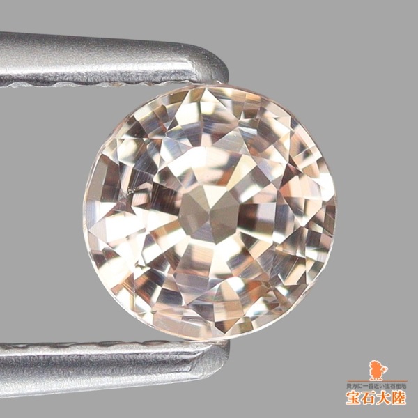 天然サファイア 0.58ct 【非加熱・シャンパン】 マダガスカル