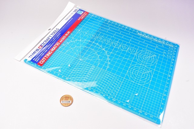 タミヤクラフトツールシリーズ No：74149 カッティングマットα (A4サイズ/ブルー) JAN：4950344741496【ネコポス配送 ...