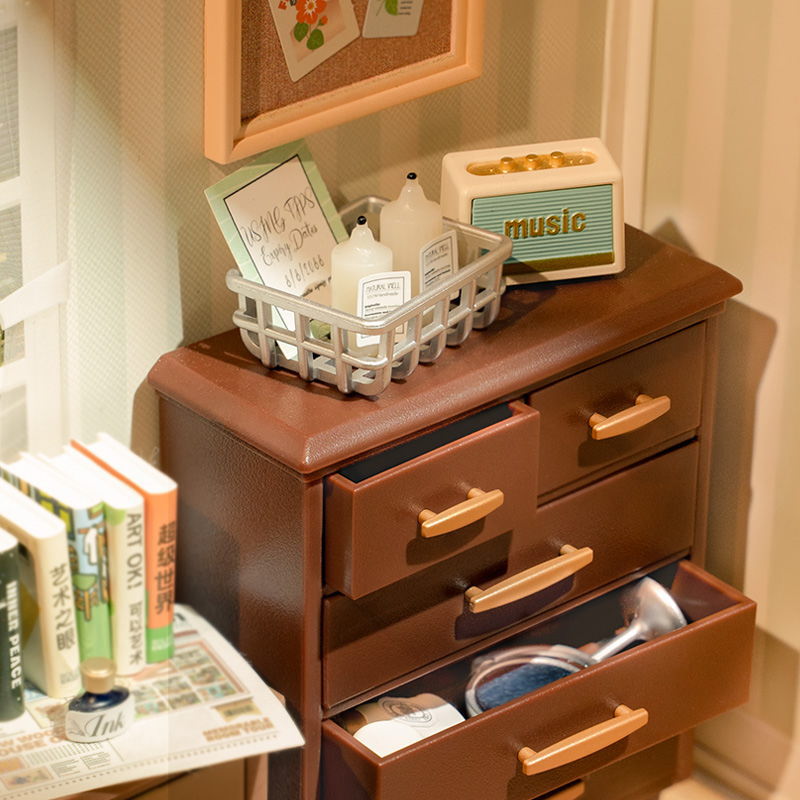 ROBOTIME ROLIFE DIY ミニチュアハウス スーパークリエイターシリーズ 【DW009：ベッドルーム】 [m-s]【 ネコポス不可 】 | ミニチュアキット,ROBOTIME ...