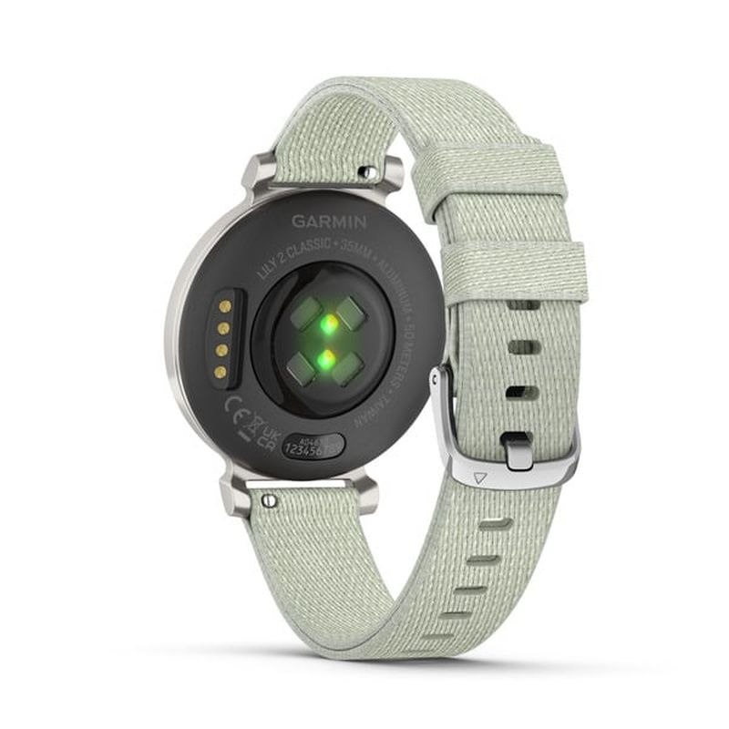 GARMIN（ガーミン）Lily 2 Classic Sage Gray Nyron / Silver【010-02839-53 ...