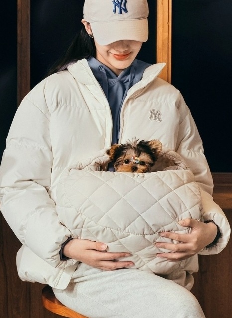 MLB Korea QUILTED HOBO BAG LARGE ラージ ホーボーバッグ 3ABQL0936-50BKS 43CRP ...