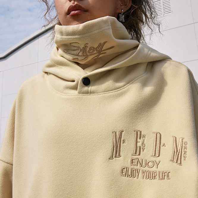 MEDM 2023FW フリース生地 ネックウォーマー付きフーディ｜MIRISE(ミライズ)公式通販