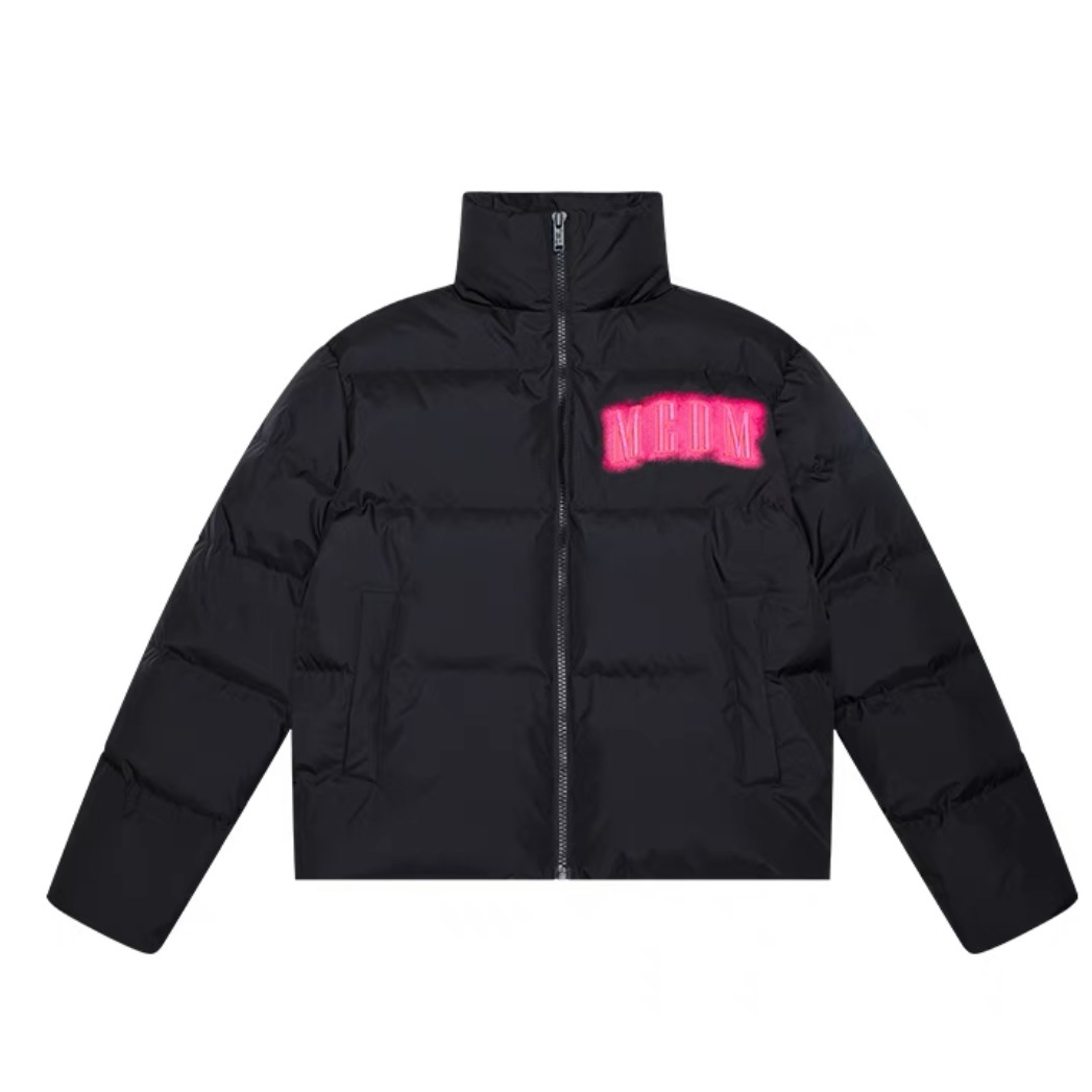 MEDM ネオンスプレーロゴ ダウンジャケット 2023FW アウター｜MIRISE(ミライズ)公式通販