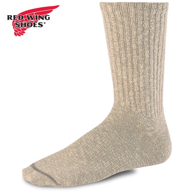 レッドウィング REDWING コットンブレンド マールラグクルー 後染め [97669/97658] COTTON BLEND MARL RAGG CREW / OVER-DYED メンズ ...