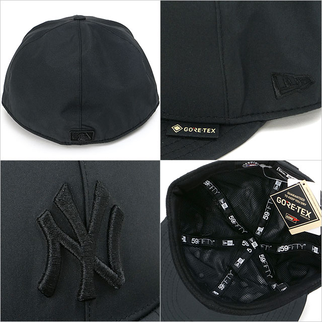 ニューエラ キャップ NEW ERA CAP 59FIFTY ゴアテックス ニューヨーク・ヤンキース [14668169 FW25] 5950 GORE-TEX NEYYAN メンズ・レディース 帽子 ブラック 正規取扱店 ニューエラ キャップ NEW ERA CAP 59FIFTY ゴアテックス ニューヨーク