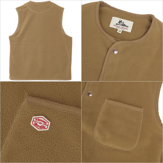 ヴァンソン エ ミレイユ VINCENT ET MIREILLE フリースベスト