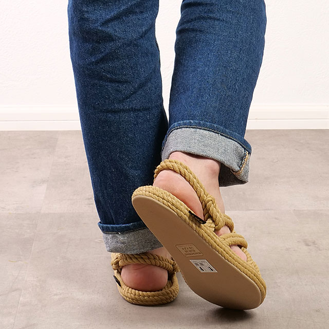 SALE】ボホノマド BOHONOMAD ビーガンロープサンダル ボドルム ナロー