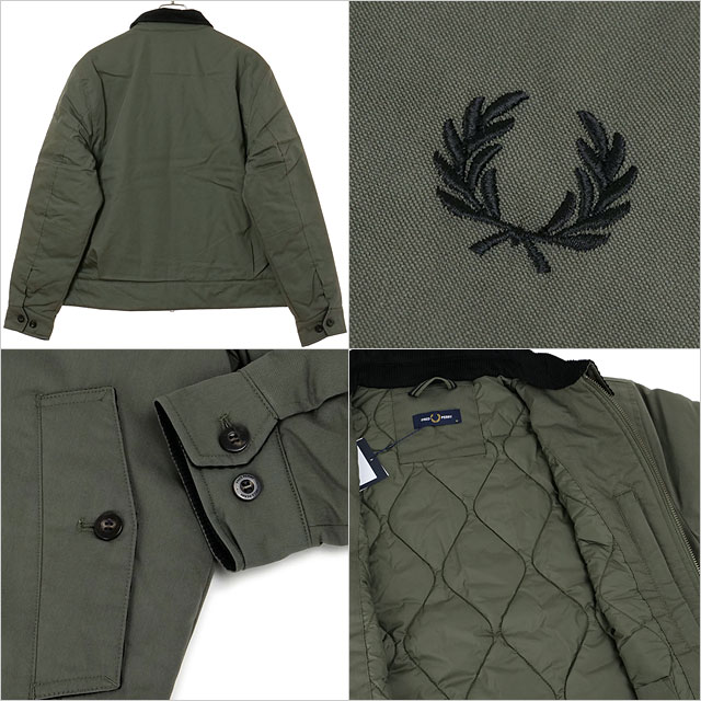 フレッドペリー FRED PERRY コットン カバンジャケット [J8535-W19