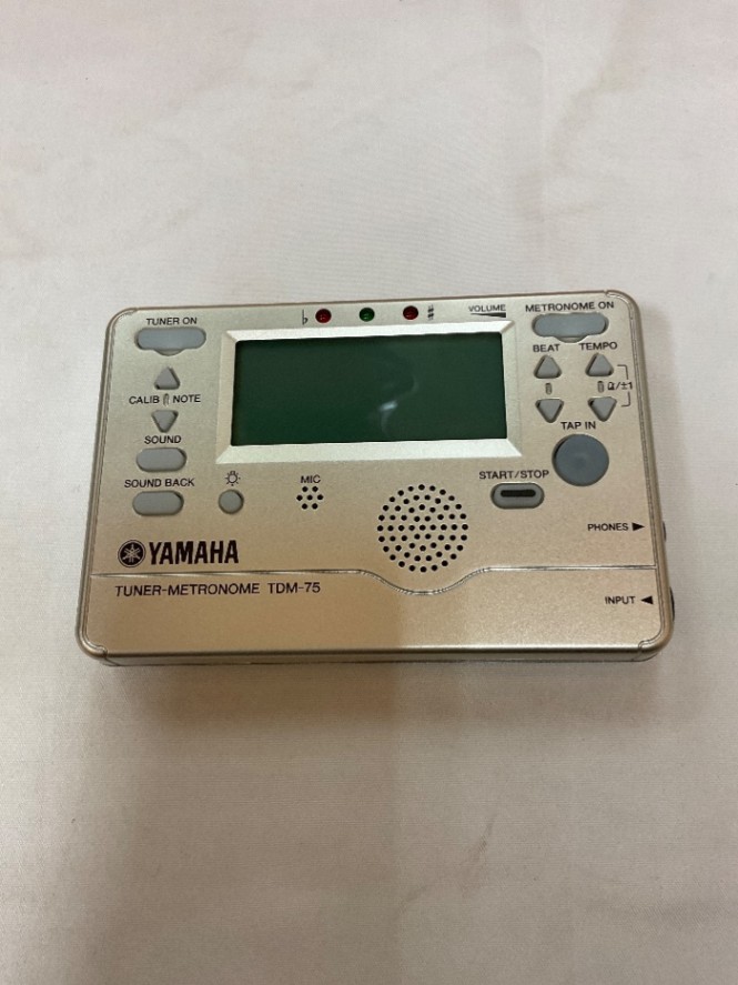 u55068 中古 ヤマハ TDM-75 | 中古楽器,弦楽器アクセサリー,チューナー | 【楽器通販】中古楽器・新品楽器ネットショップ｜札幌の楽器店ミツノの楽器通販サイト。