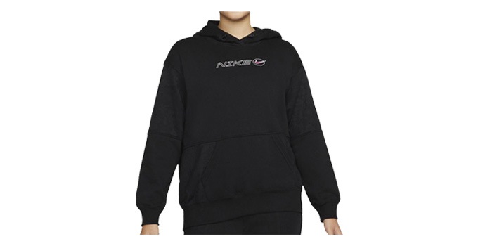 NIKE（ナイキ）フリース OS プルオーバー L/S フーディ パンツ 上下セット（DM6304/DM6298）トレーニング フード付き ウェア スウェット レディース NIKE（ナイキ）フリース OS プルオーバー L/S フーディ パンツ 上下