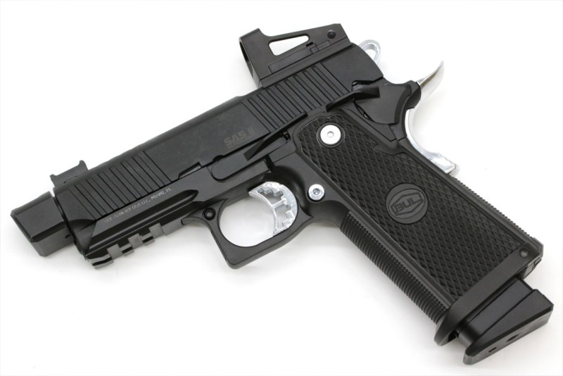 BUL ARMORY タイプ SAS II ULTRALIGHT 3.25 COMP ハイキャパ ガスブロ ハンドガン コンペンセイター ...